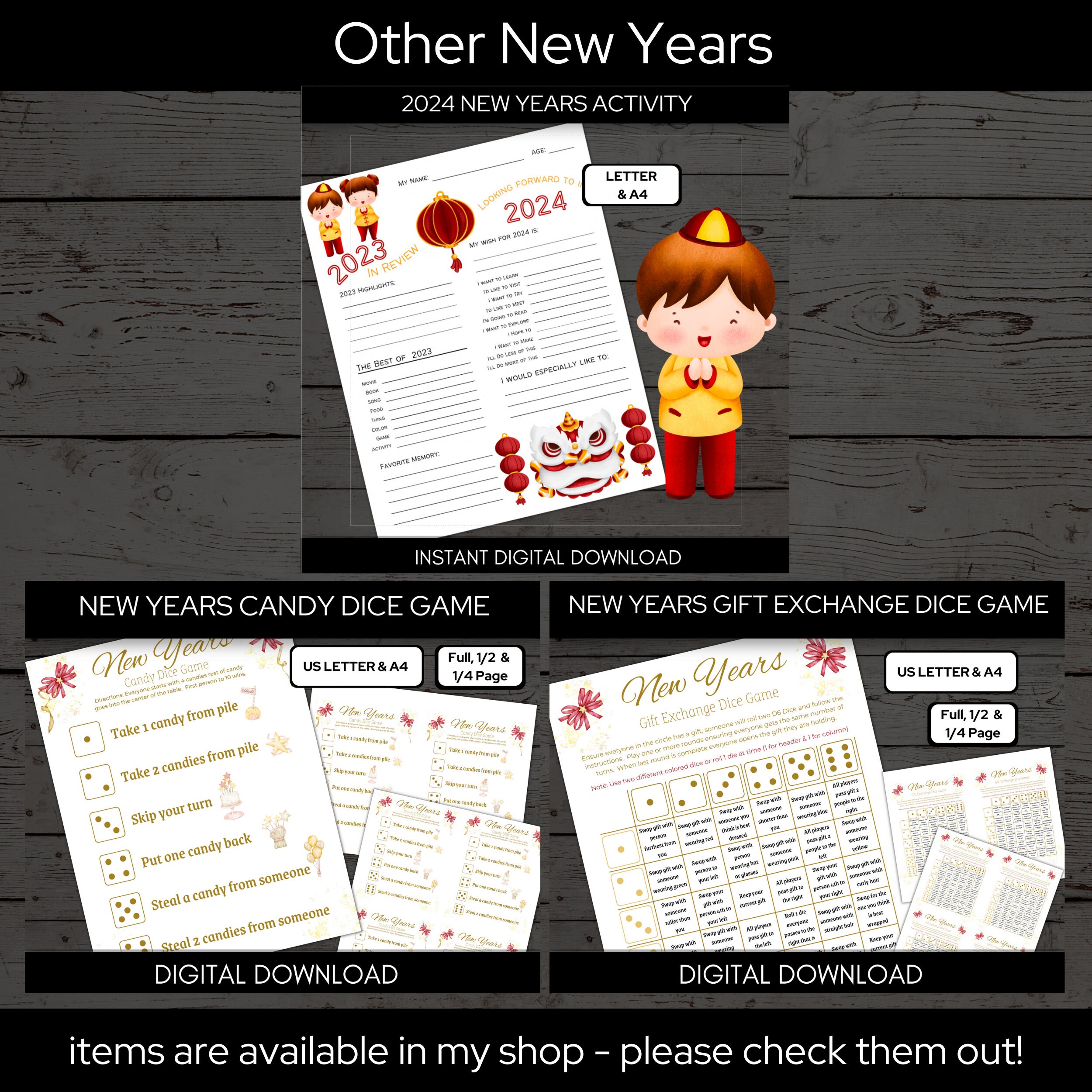 Kids Year in Review, Printable New Years Activity, 2024 New Year ...