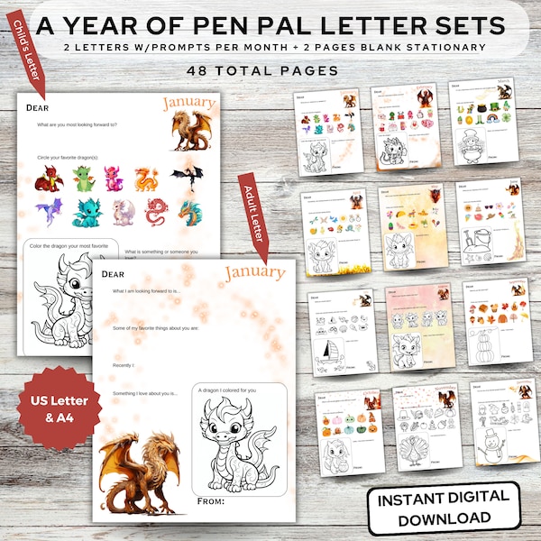 Pen Pal Kit - Etsy