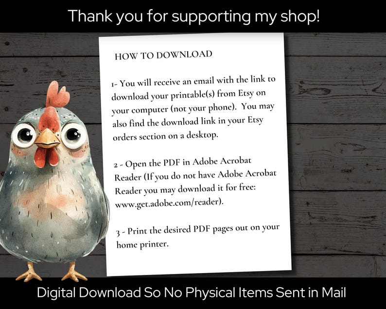 Funny Cute Chicken Valentine Cards for Class Exchange Letter & A4 ...