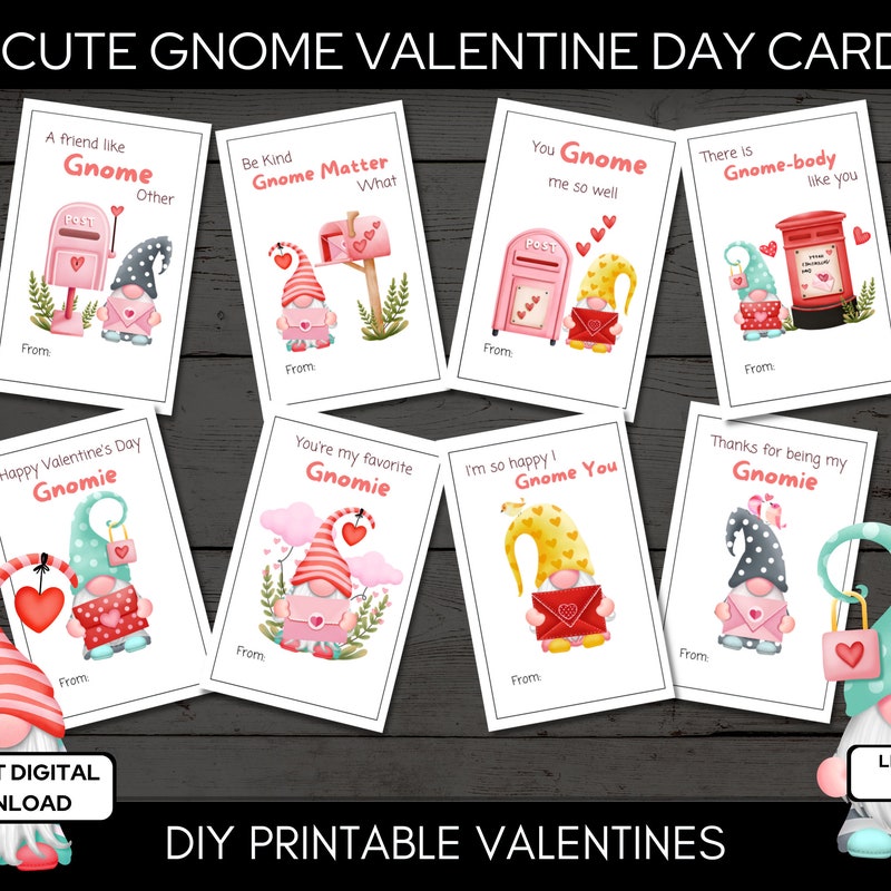 Valentine Gnomes - Etsy