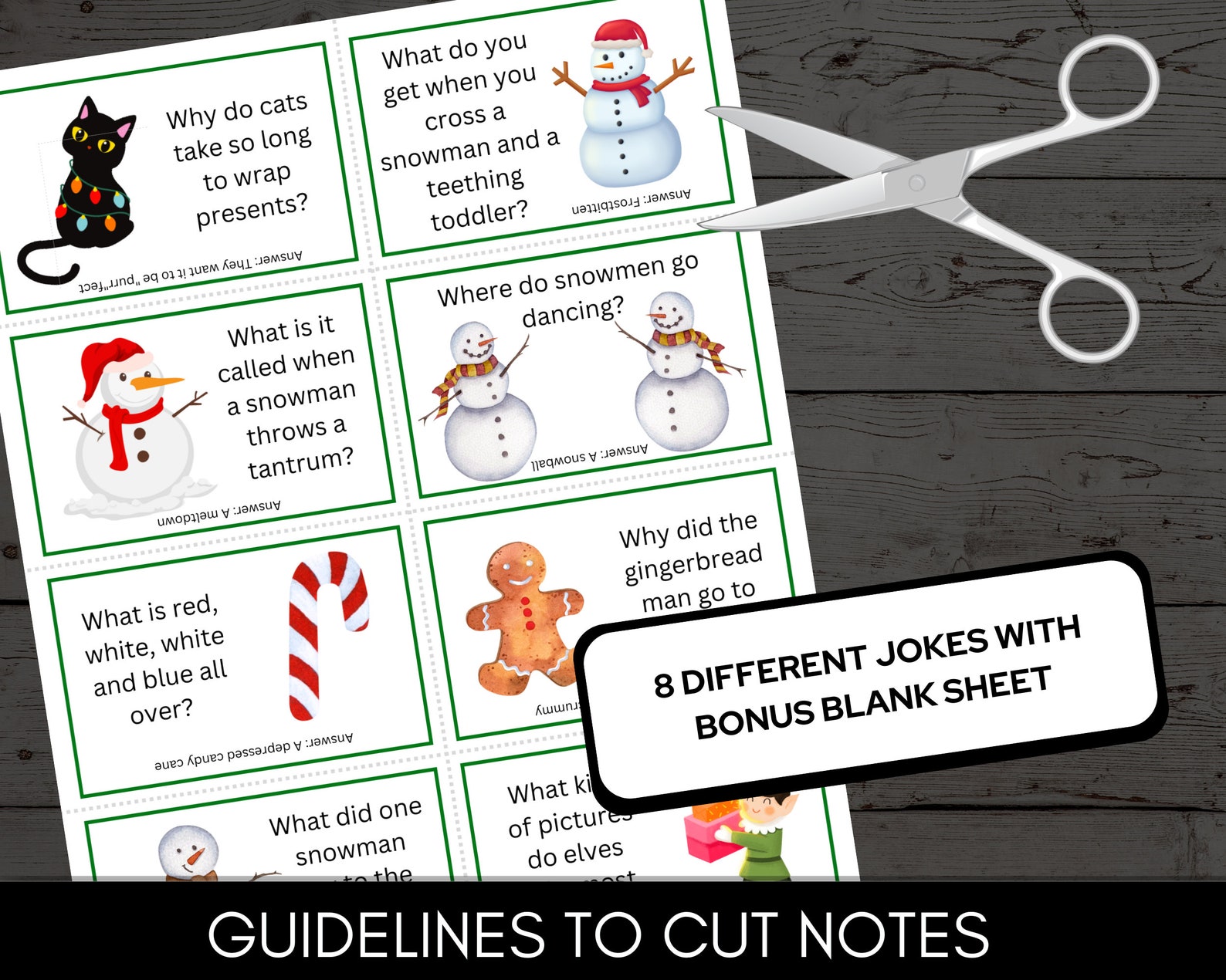 Christmas Lunch Box Jokes, Holiday Lunchbox Jokes, Fall Lunch Box Notes ...