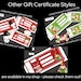 Printable Christmas Gift Certificate / Redeemable Voucher - Etsy
