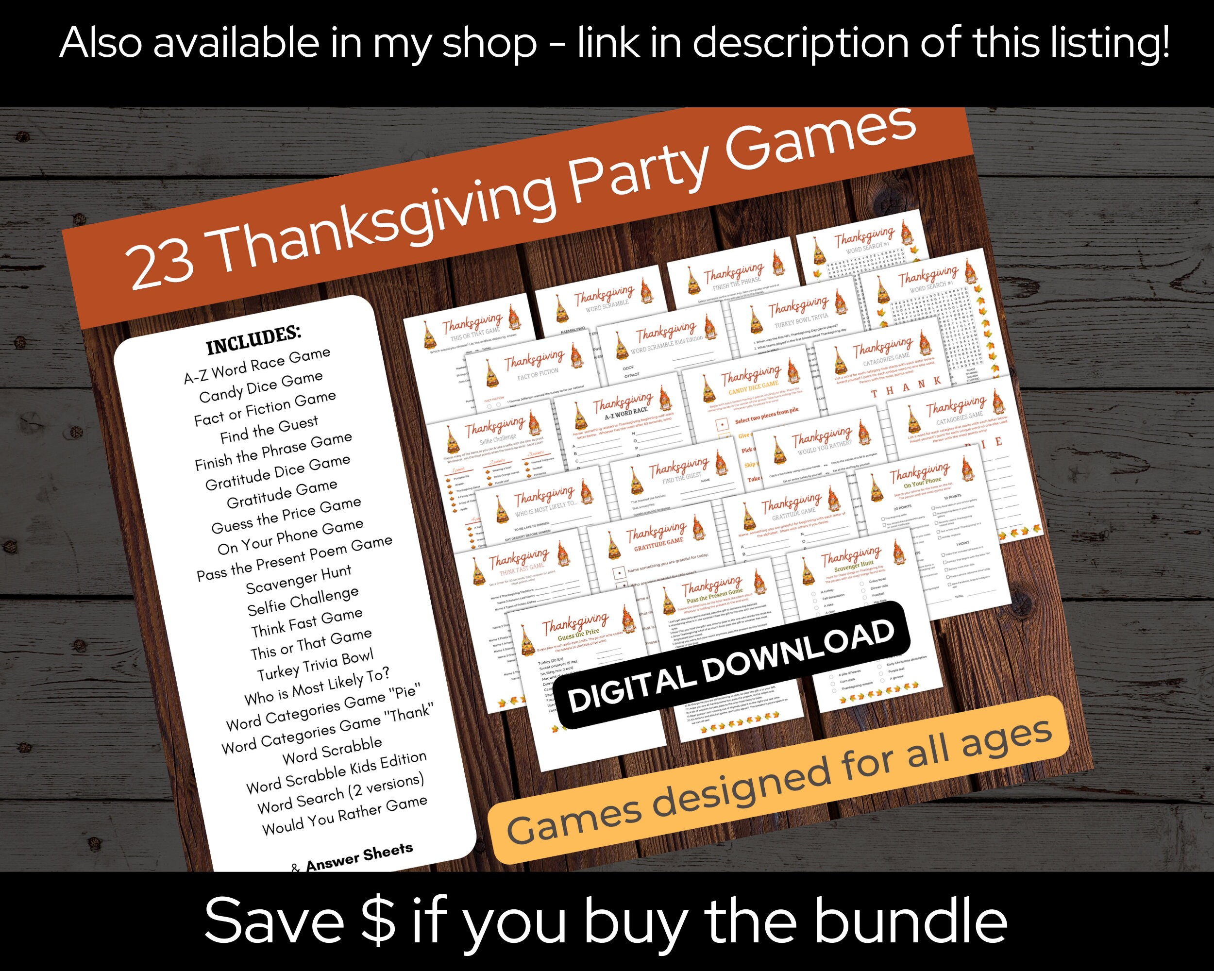 4 Thanksgiving Word Games, Word Search, Word Scramble, Thanksgiving ...