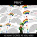 Roll a Rainbow Dice Game, St Patricks Day Game, Classroom Games, St ...