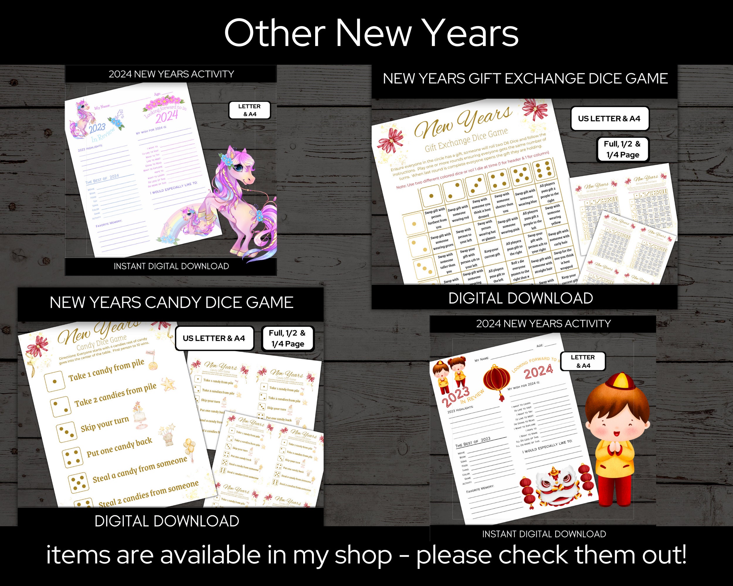 Kids Year in Review, Printable New Years Activity, 2024 New Year ...