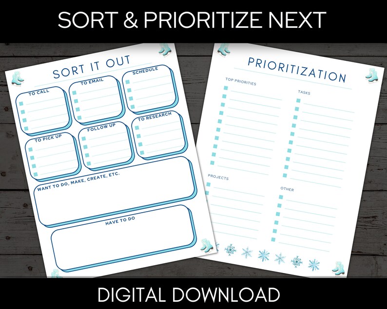 ADHD Brain Dump Printable, To-do List Template, Productivity Planner ...