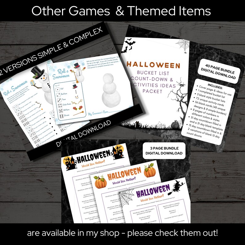 Roll a Scarecrow Dice Game, Fall Dice Game, Printable Halloween Game ...