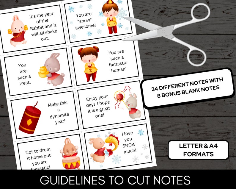 New Years Lunch Box Notes, Printable Lunchbox Notes to Encourage Growth ...