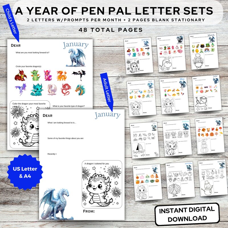 Pen Pal Kit - Etsy