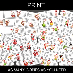 64 Kindness Advent Calendar Cards | Unique Advent Activity Cards ...