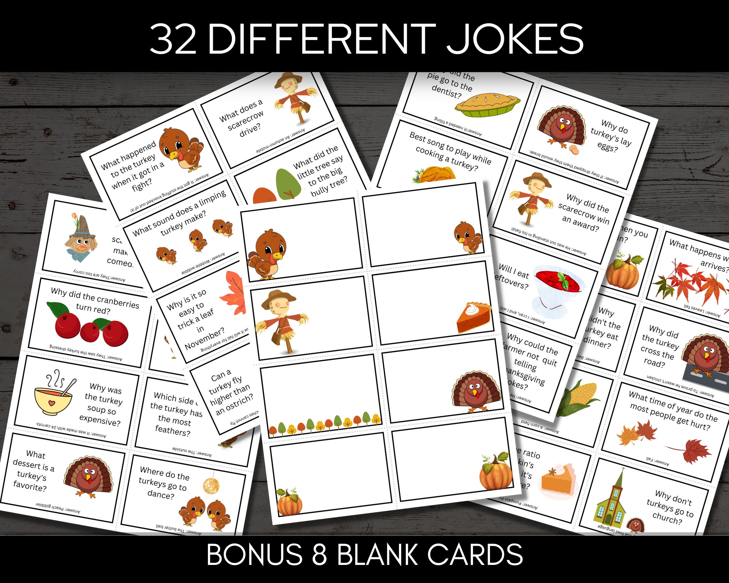 Fall Lunch Box Jokes, Autumn Lunchbox Jokes, Lunch Box Notes, Kids ...