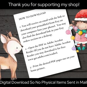 56 Elf Kindness Advent Calendar Cards With Elf Letter | Unique Advent ...