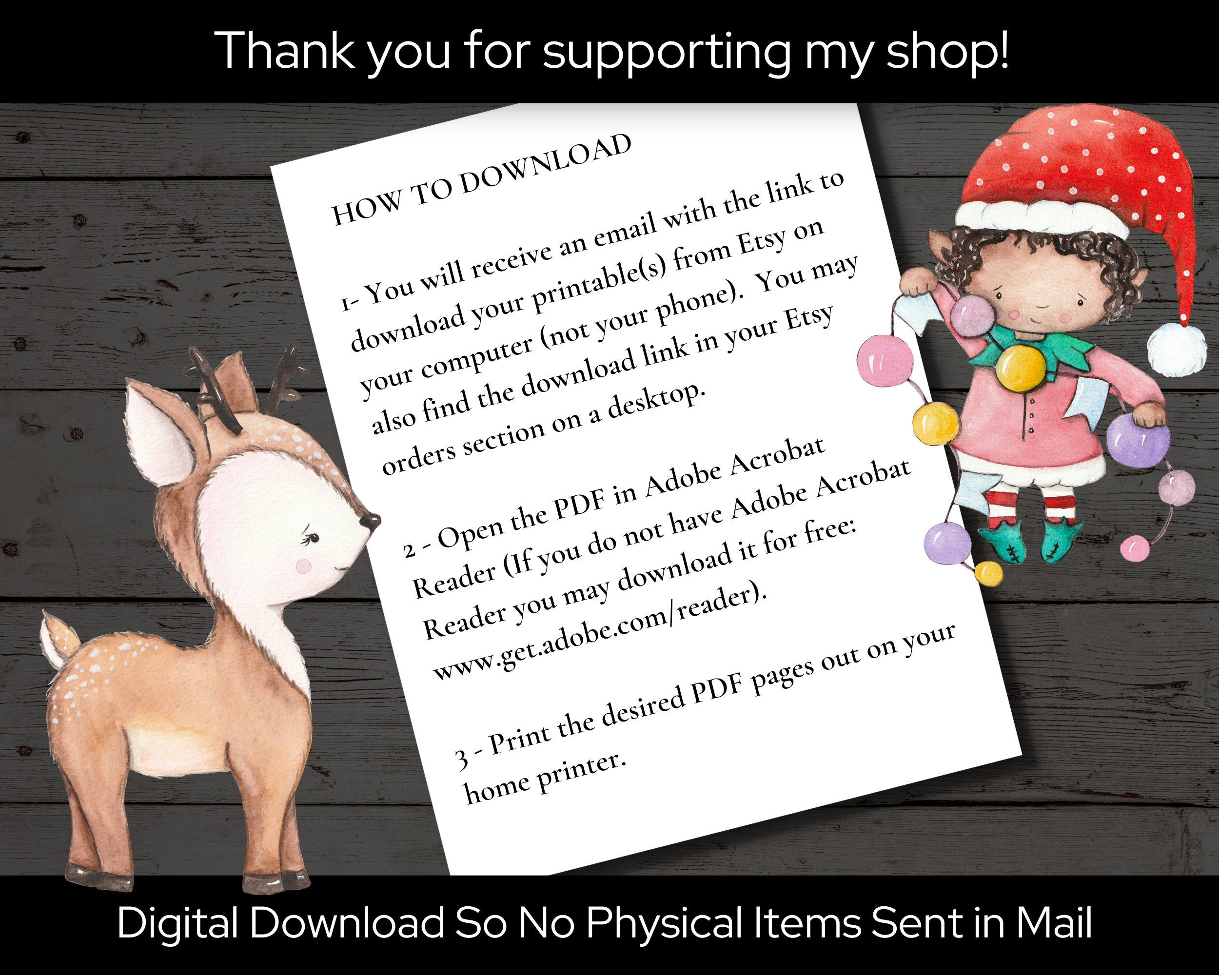 56 Elf Kindness Advent Calendar Cards With Elf Letter | Unique Advent ...