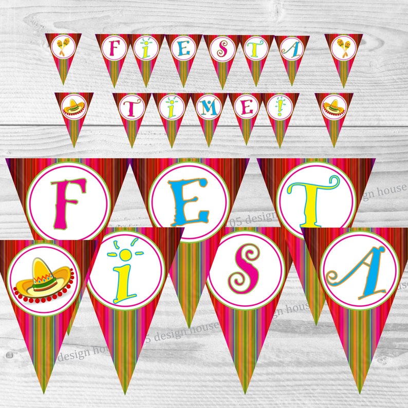 INSTANT DOWNLOAD Fiesta Banner Printable Printable Fiesta | Etsy