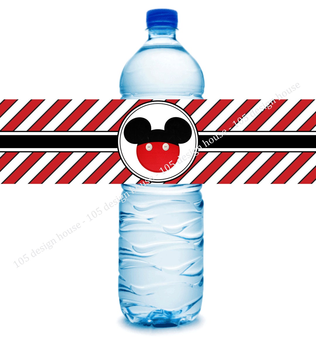 Mickey Mouse Water Bottle Label Printable INSTANT DOWNLOAD - Mickey ...