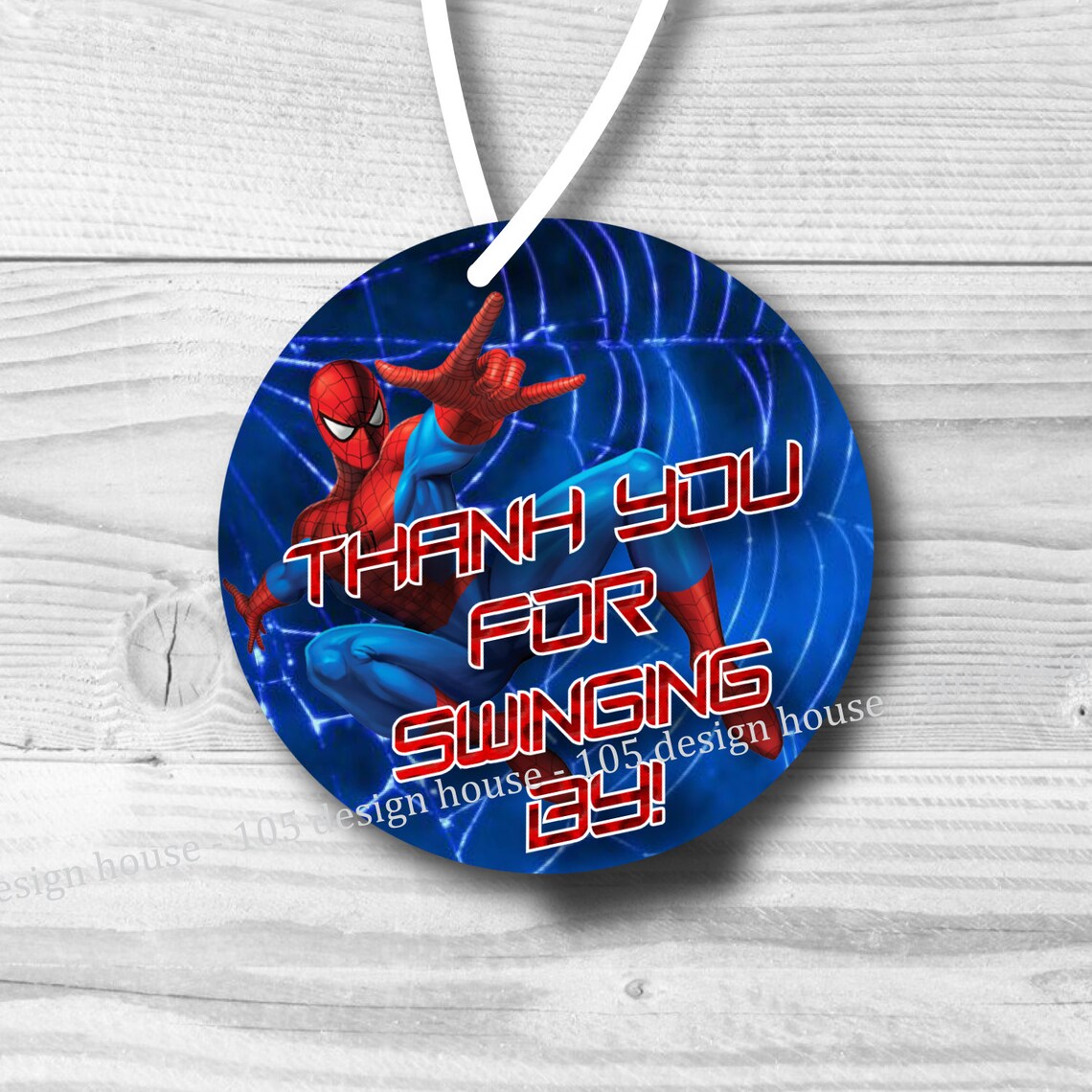 INSTANT DOWNLOAD Spiderman Favor Tags Printable 3 Favor - Etsy