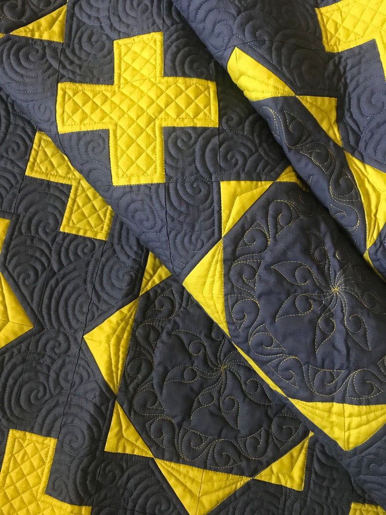 Ferris Wheel PDF PATTERN / Classic 2-color Quilt Pattern / Modern ...