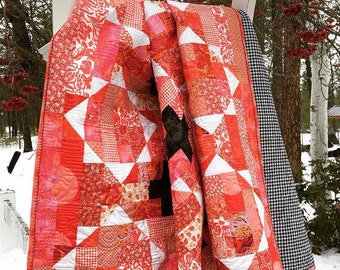 Ferris Wheel PDF PATTERN / Classic 2-color Quilt Pattern / - Etsy