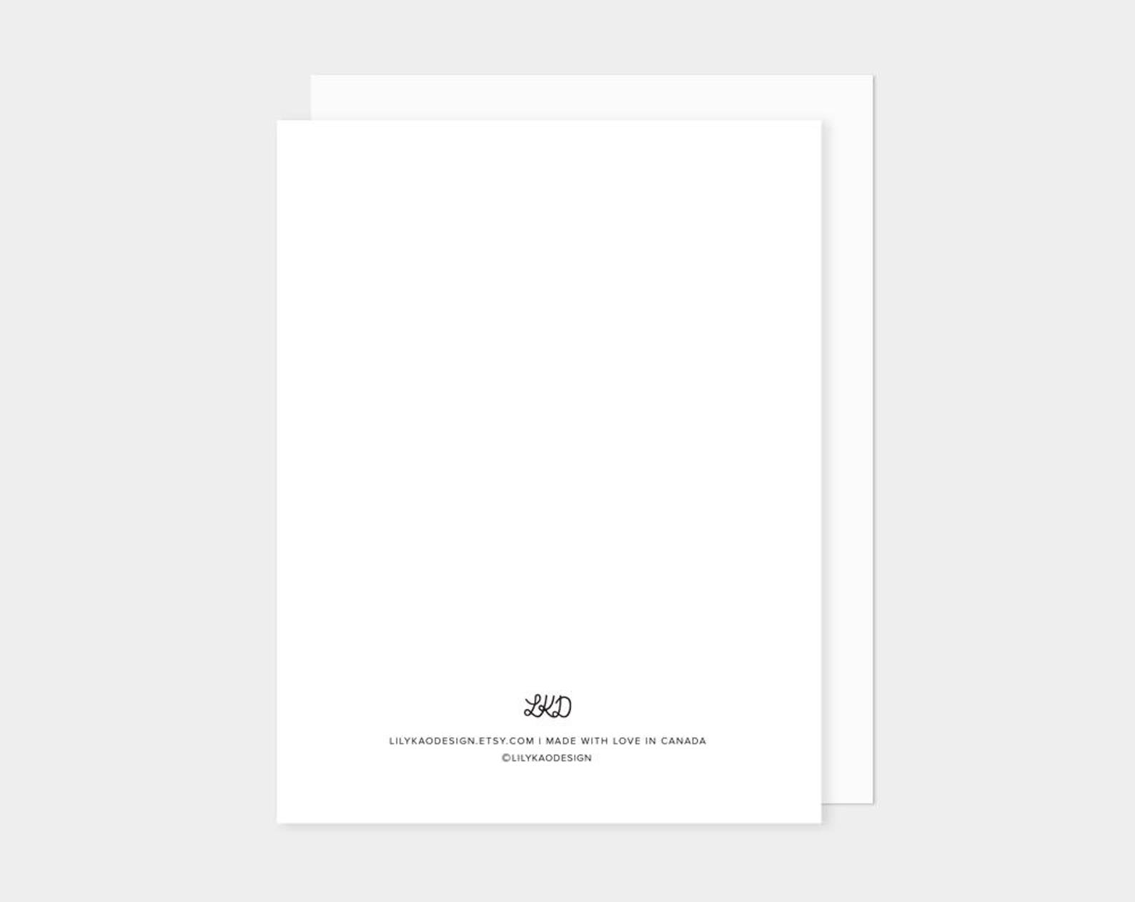 Good Luck Blank Card - Etsy