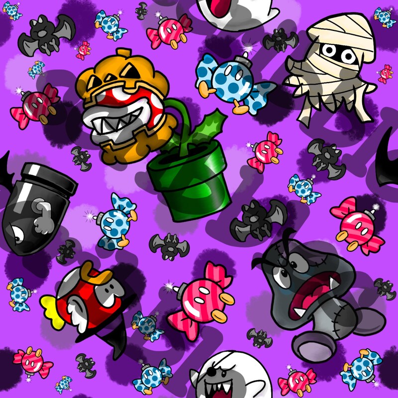 Mario Halloween - Etsy