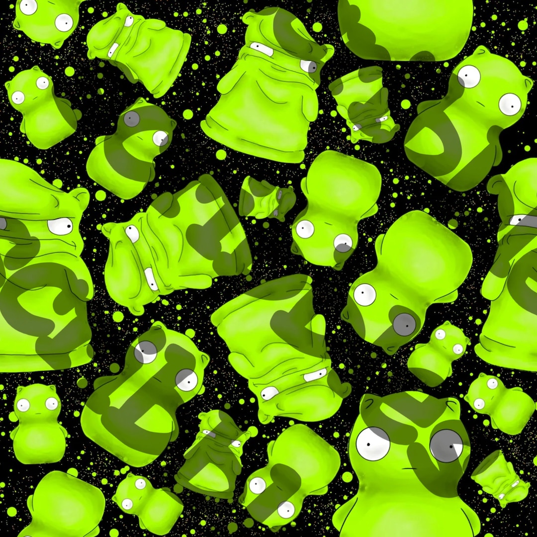 Bobs Burgers Kuchi Kopi Seamless Pattern Digital File Fabric Sewing ...