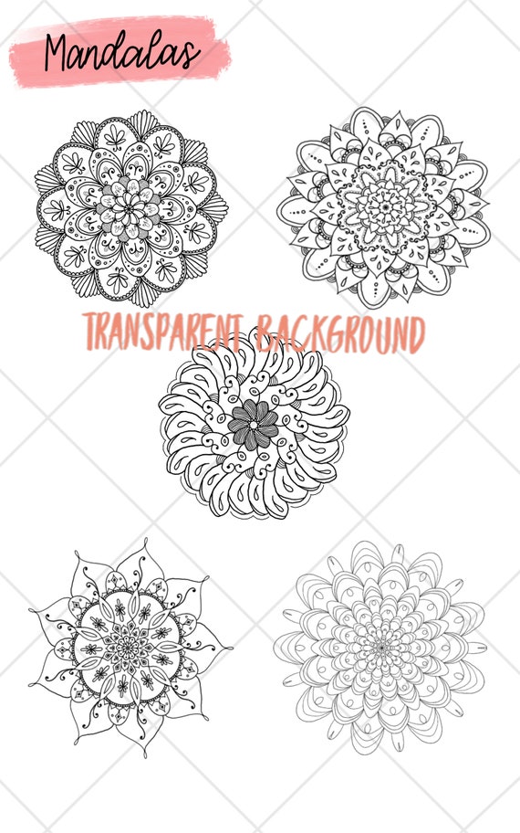 Clip Art & Image Files Embellishments Bundle 10 designs total PNG file ...