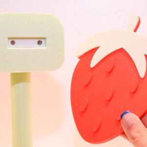 Strawberry Headphone Stand Pastel Cozy Gaming Desk Accessories, Girly ...