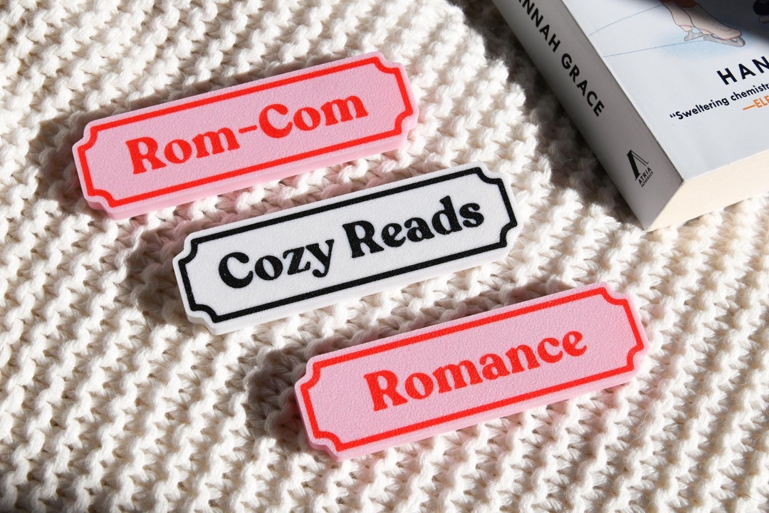 Bookshelf Labels- Home Library Organization Bookshelf Sections Display ...