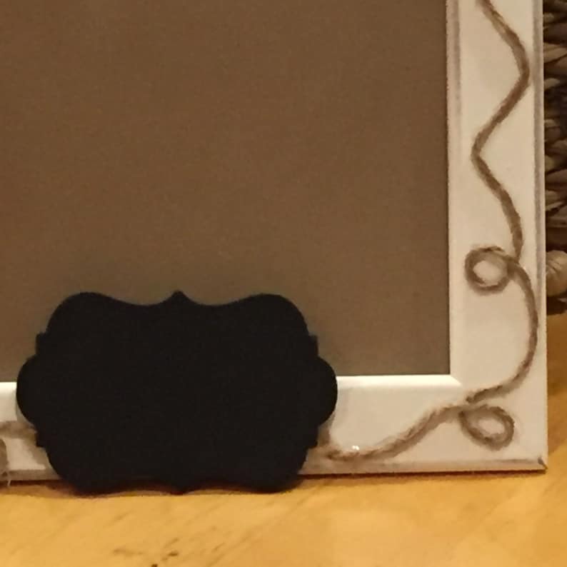 Vintage style photo frame curly twine photo frame cottage | Etsy