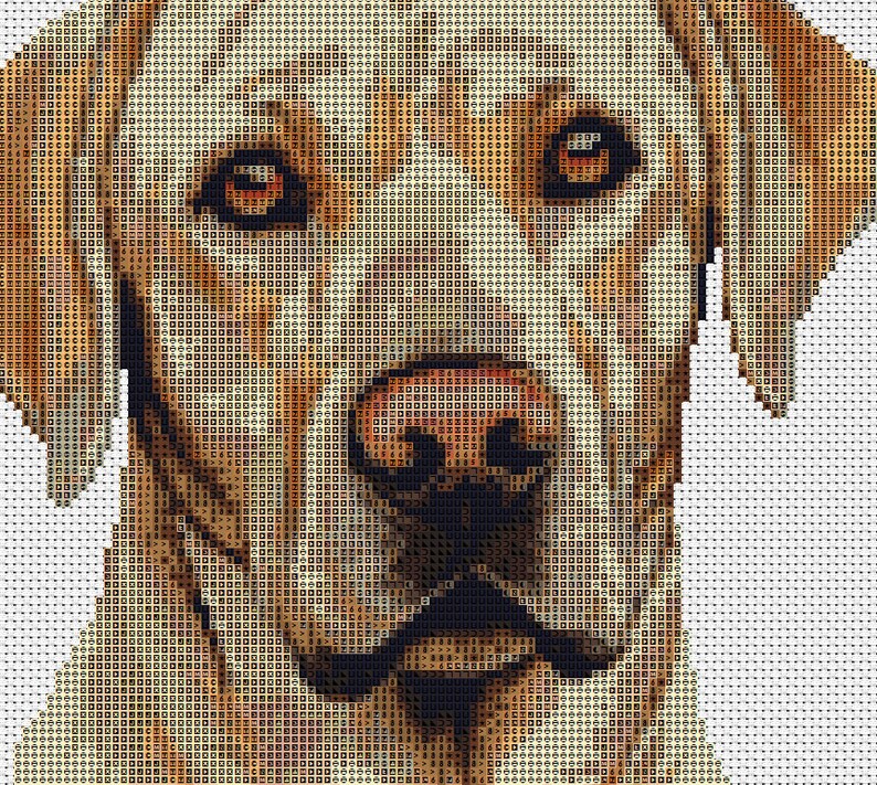 Yellow Labrador Retriever Cross Stitch Pattern - Etsy