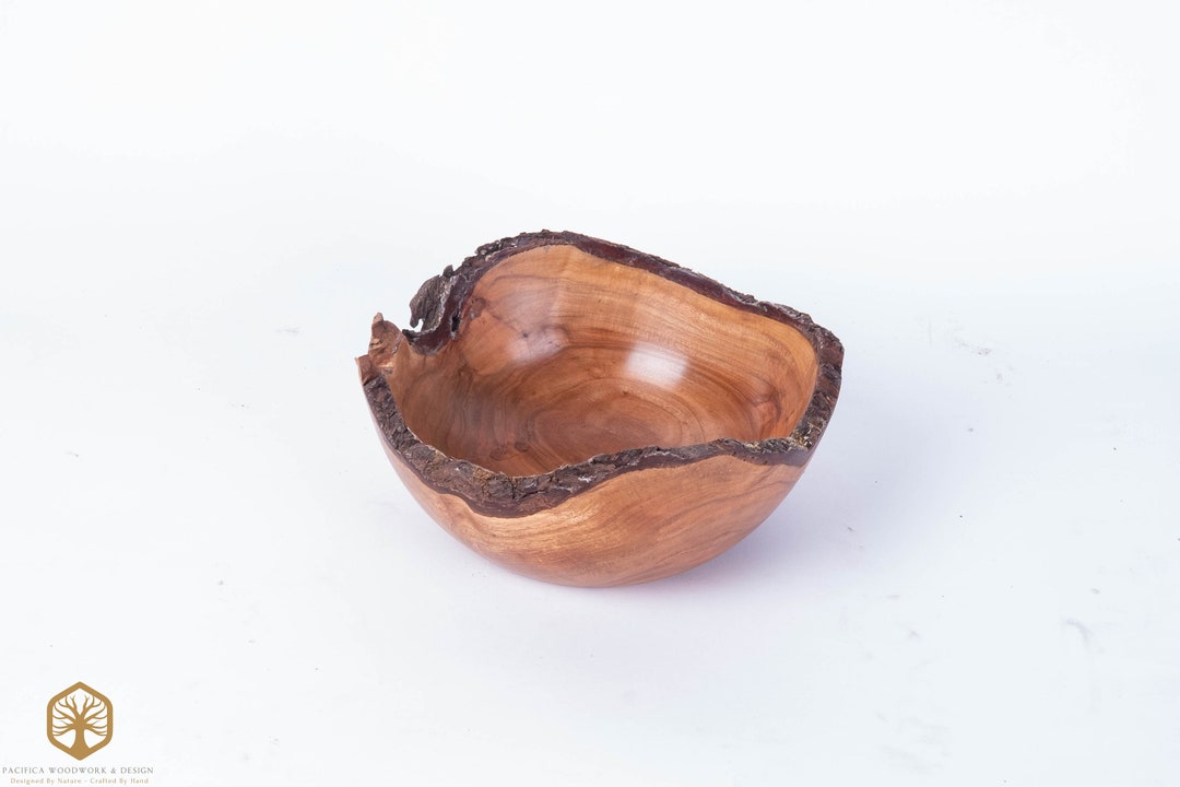 Live Edge Plum Wood Bowl - Etsy