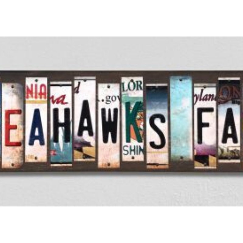 Seahawks Wood Sign - Etsy