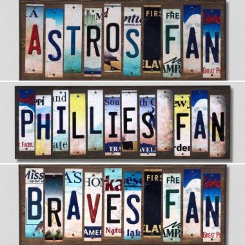 Handmade Personalized Baseball Sign Custom Team Name Sign | Etsy