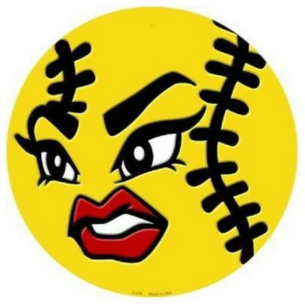 Angry Softball - Etsy