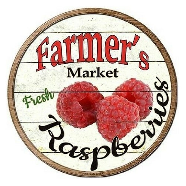 Round Garden Sign - Etsy