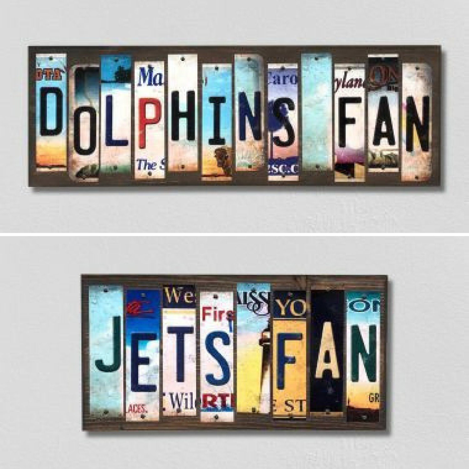 Buffalo Bills Fan Handmade Wood Sign With Metal License Plate - Etsy