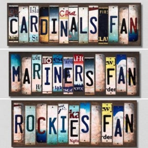 Boston Red Sox Handmade Personalized Baseball Sign, Custom Team Name ...