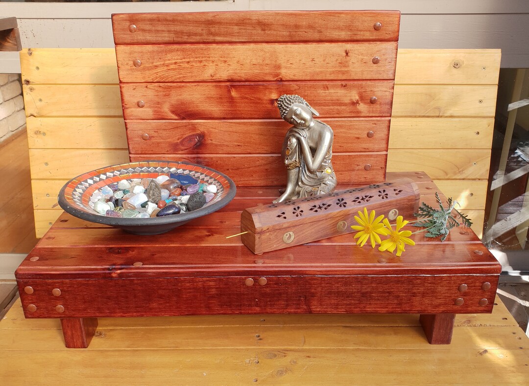 Wooden Puja/pooja Table Top Free Standing Shrine Altar - Etsy Australia