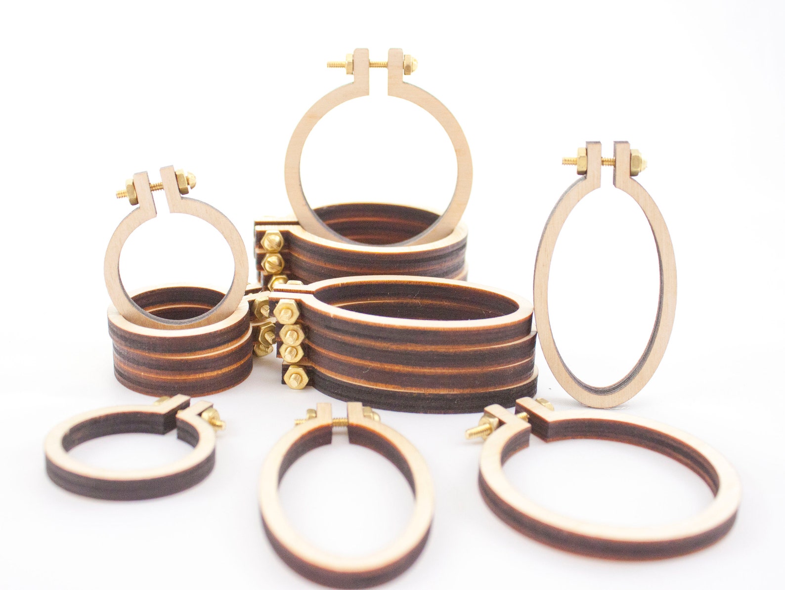 Mini Embroidery Hoop Variety Pack - Mini Hoop Kit - Round Mini Hoop ...