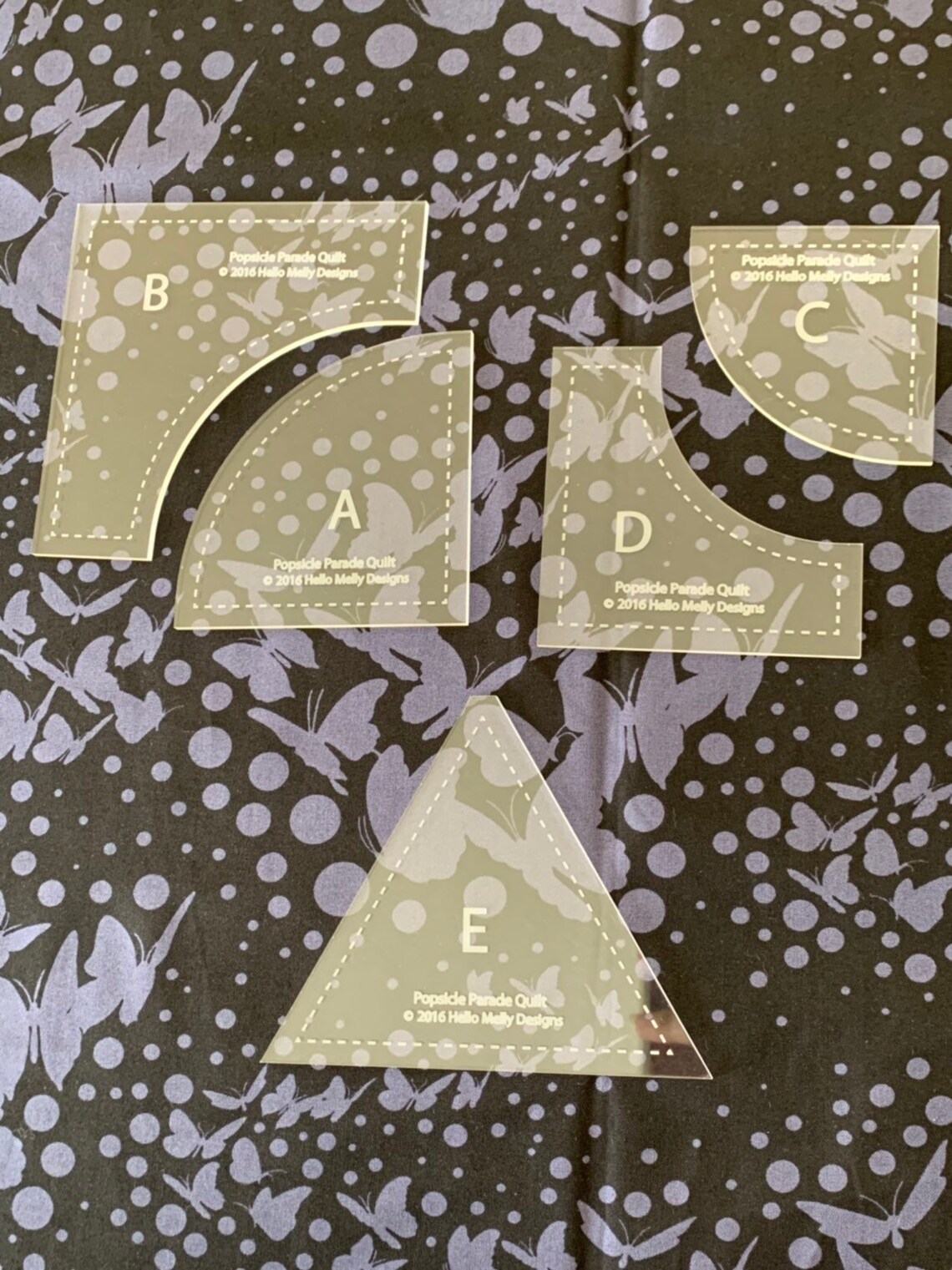 Template Set for Popsicle Parade Quilt - Hello Melly Designs - Etsy