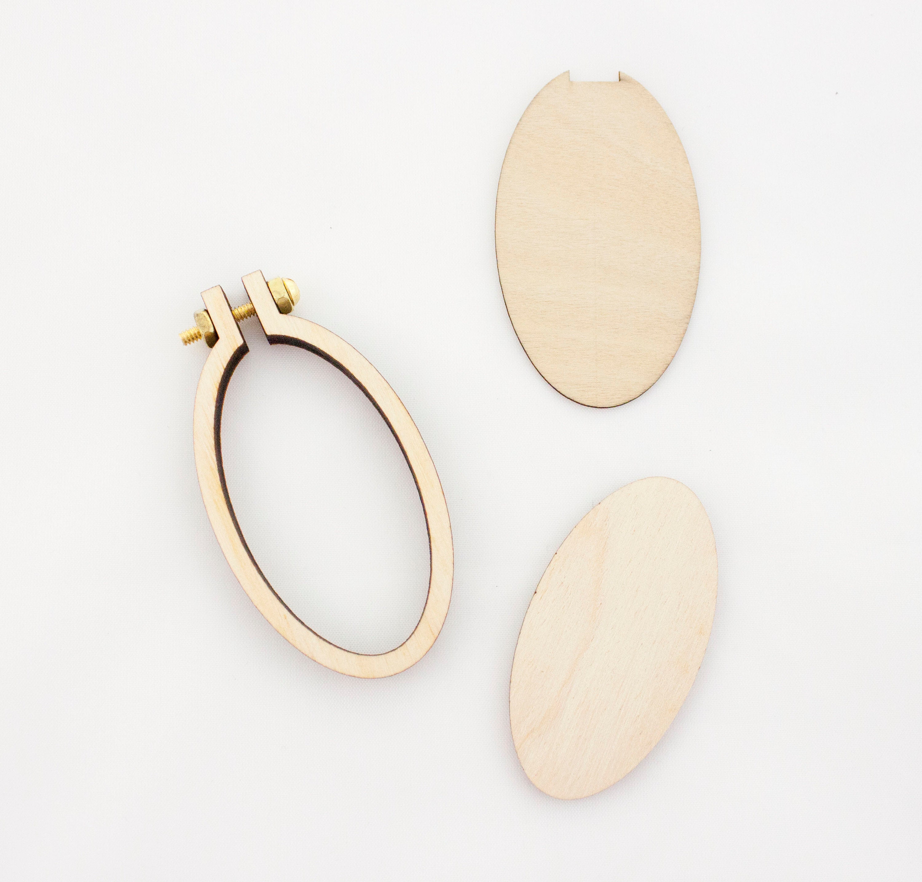 Mini Embroidery Hoop - 1.5" X 2.5" - Mini Hoop Kit - Oval Mini Hoop - Etsy