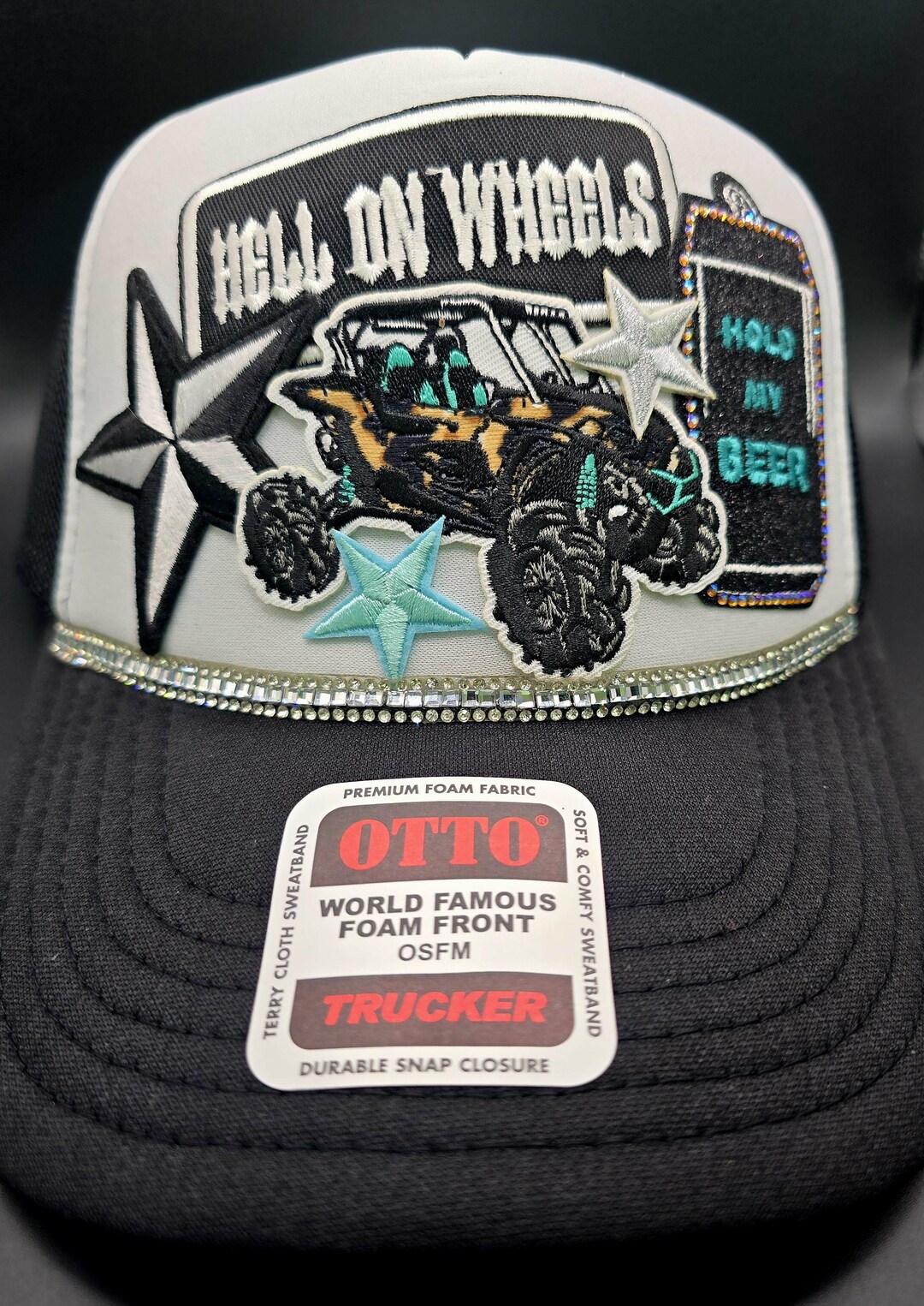 Ladies Hell on Wheels SXS RZR off Road Glamis Hat Hold My Beer - Etsy
