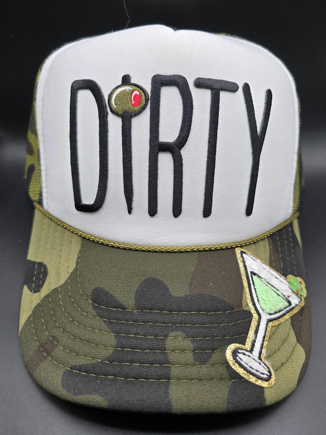 Ladies DIRTY Martini Trucker Hat in Camo - Etsy