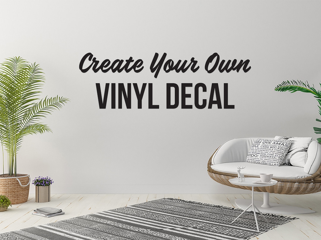 Custom Vinyl Decal| ONE WORD Listing | Vinyl Lettering | Personalized ...