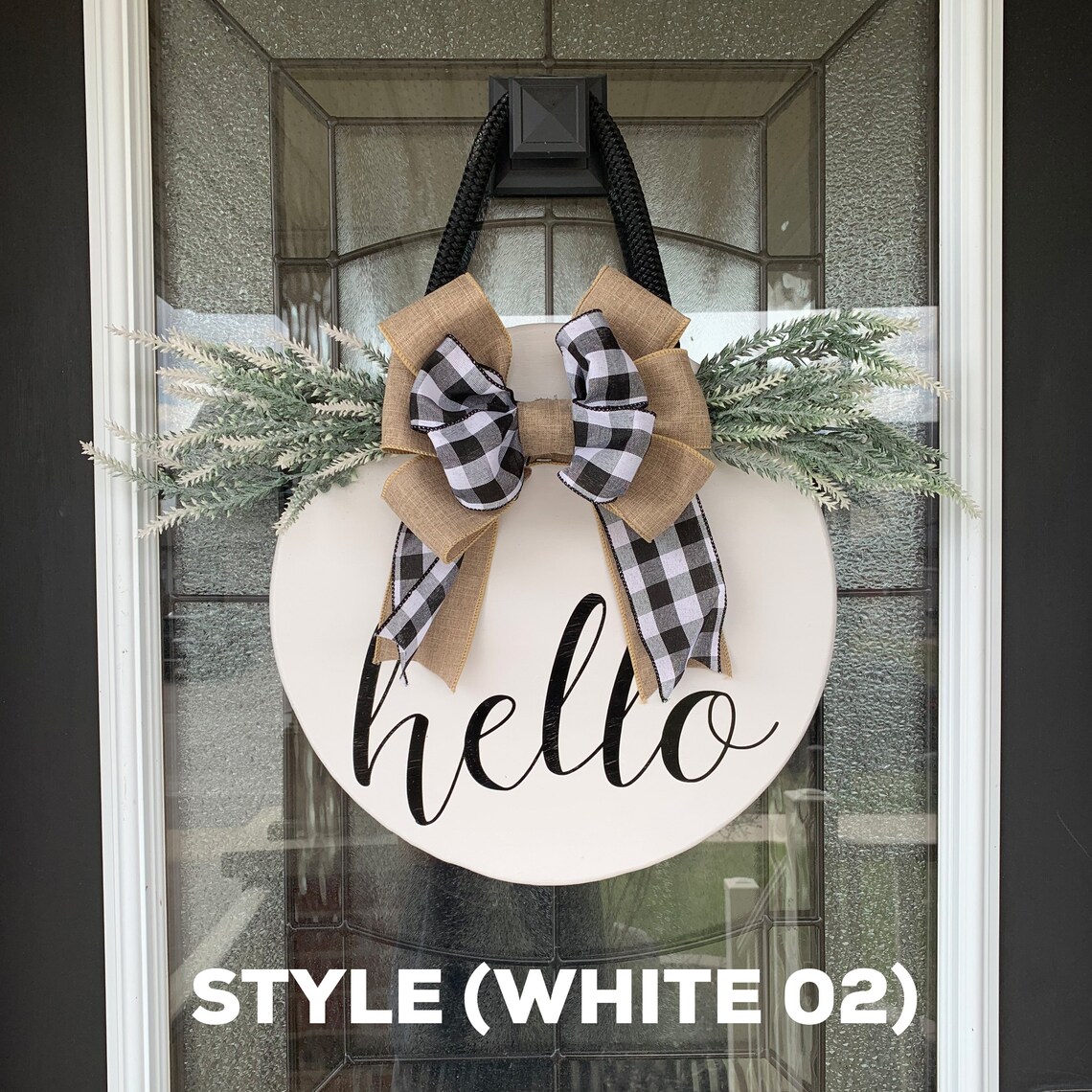 Front Door Decor Door Hanger Welcome Sign Wood Door Sign | Etsy