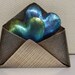 Sterling Silver KDTR USA. Designer Signed Titanium Heart Envelope ...