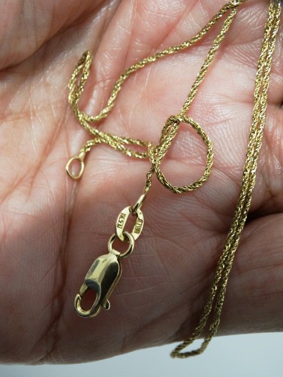 14k Gold Italian-made Chain. - Gem
