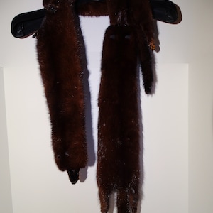 1950s Dark Brown Mink Stole - Etsy