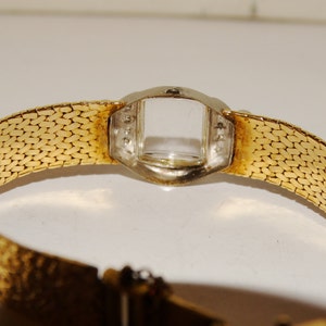 14k Solid YG W/ Genuine Natural Earth Mined Diamonds 31g Ladies Bulova Wristwatch. - Etsy