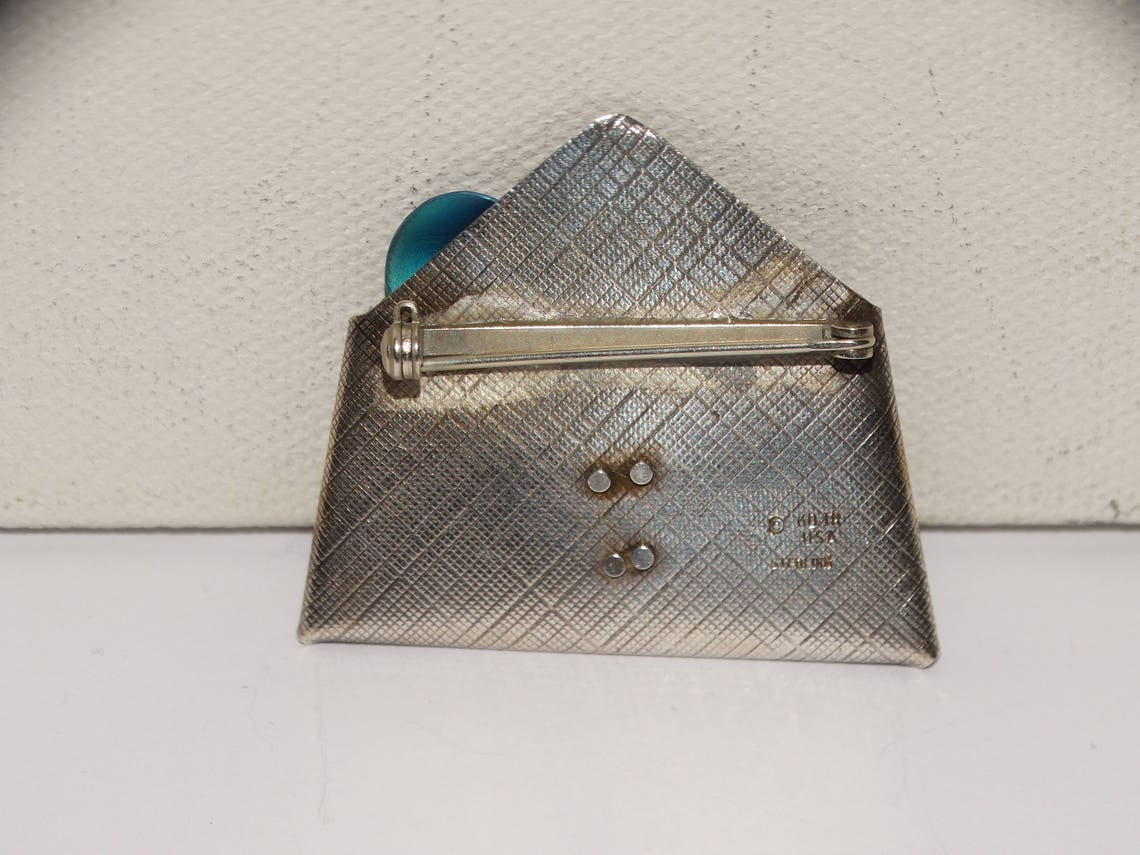 Sterling Silver KDTR USA. Designer Signed Titanium Heart - Etsy